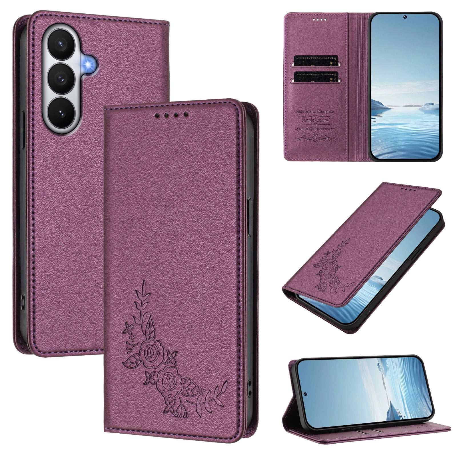 Allytechgroup for Samsung Galaxy S26 Wallet Folio Case with RFID Card ...