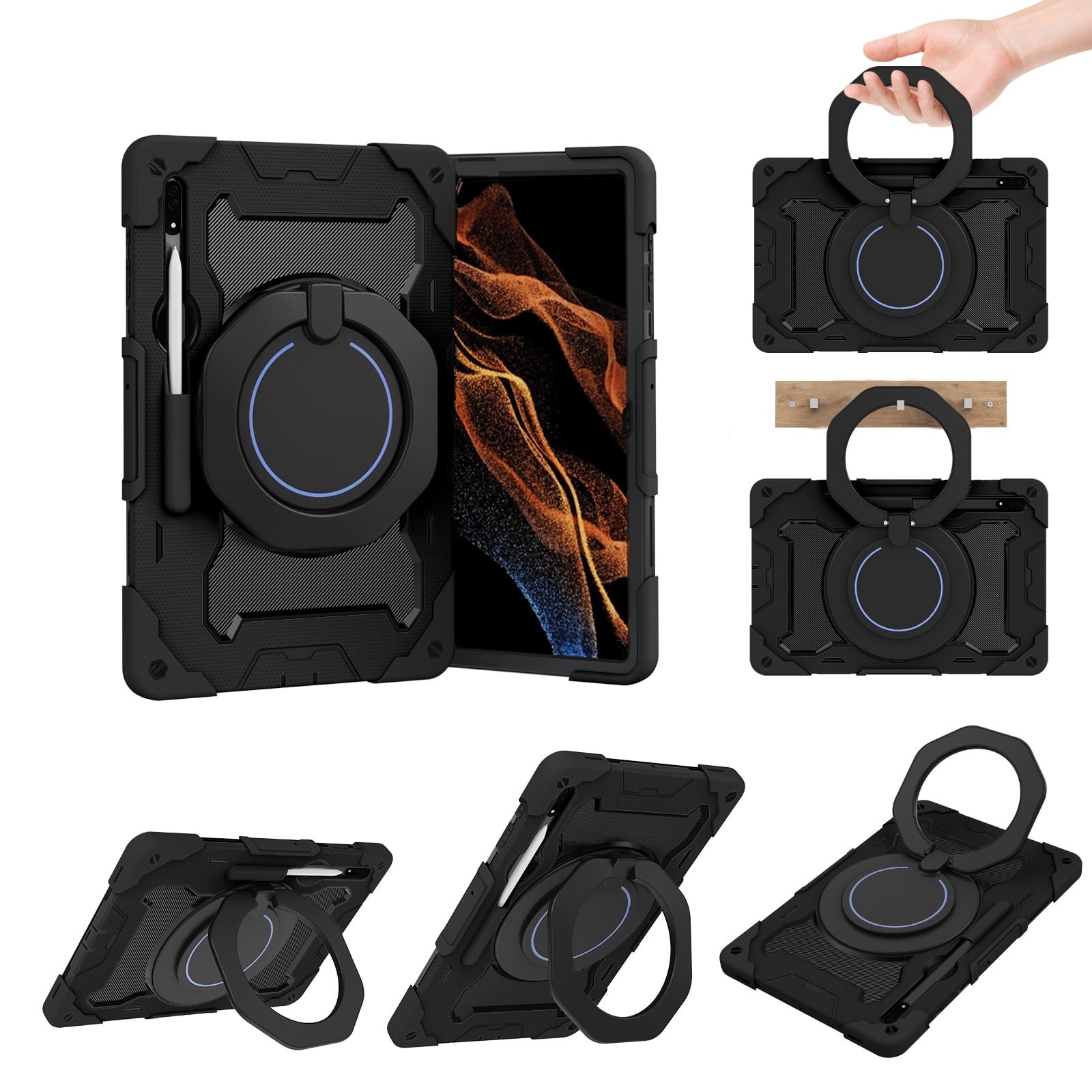 Allytechgroup for Samsung Galaxy Tab S9 Plus/ S9 FE Plus Case 12.4" SM ...