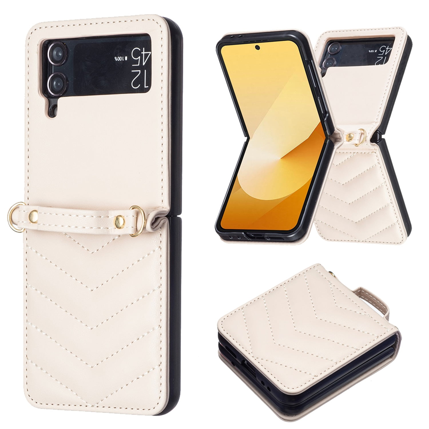 Allytechgroup for Samsung Galaxy Z Flip 4 Case with Shoulder Strap ...