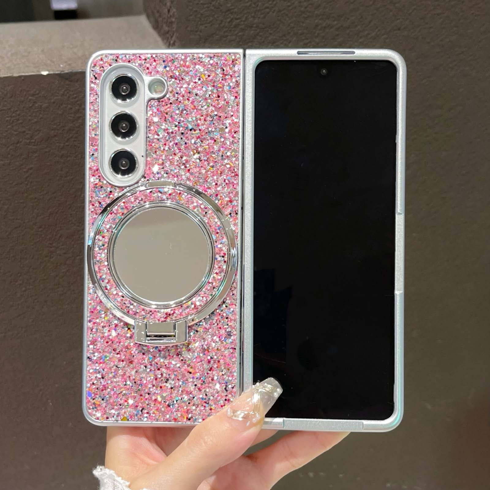 Allytechgroup For Samsung Galaxy Z Fold 4 Case Glitter Bling, with ...