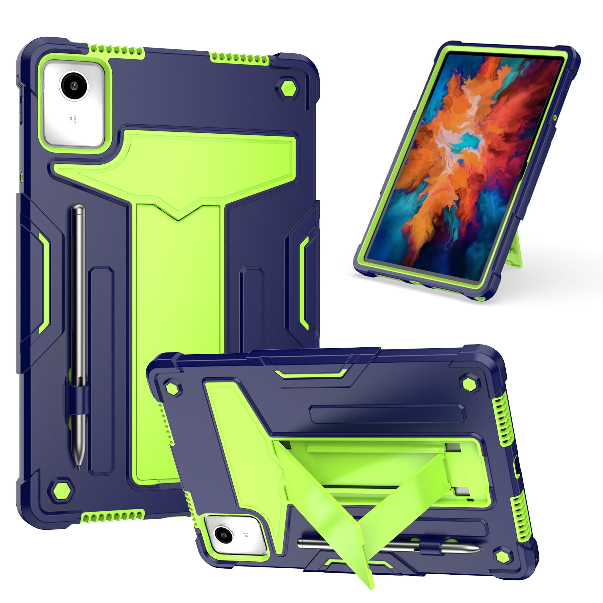 Allytechgroup Shockproof Case for Lenovo Tab M11/Tab K11 LTE 11" 2024 TB330FU, Heavy Duty ...