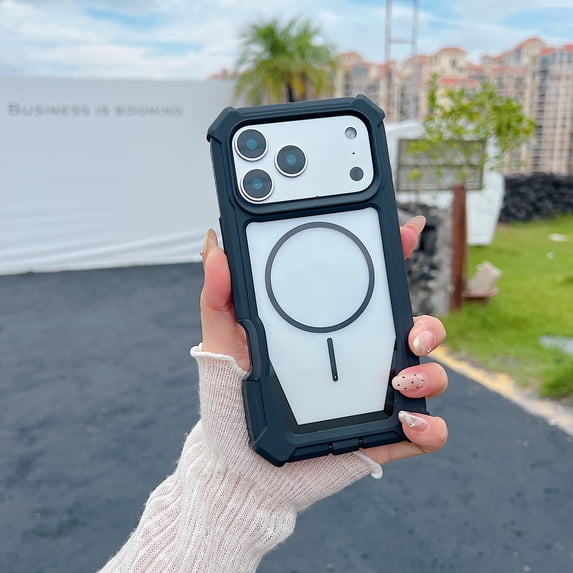 Allytechgroup Shockproof Magnetic Phone Case for iPhone 17 Pro, Clear ...