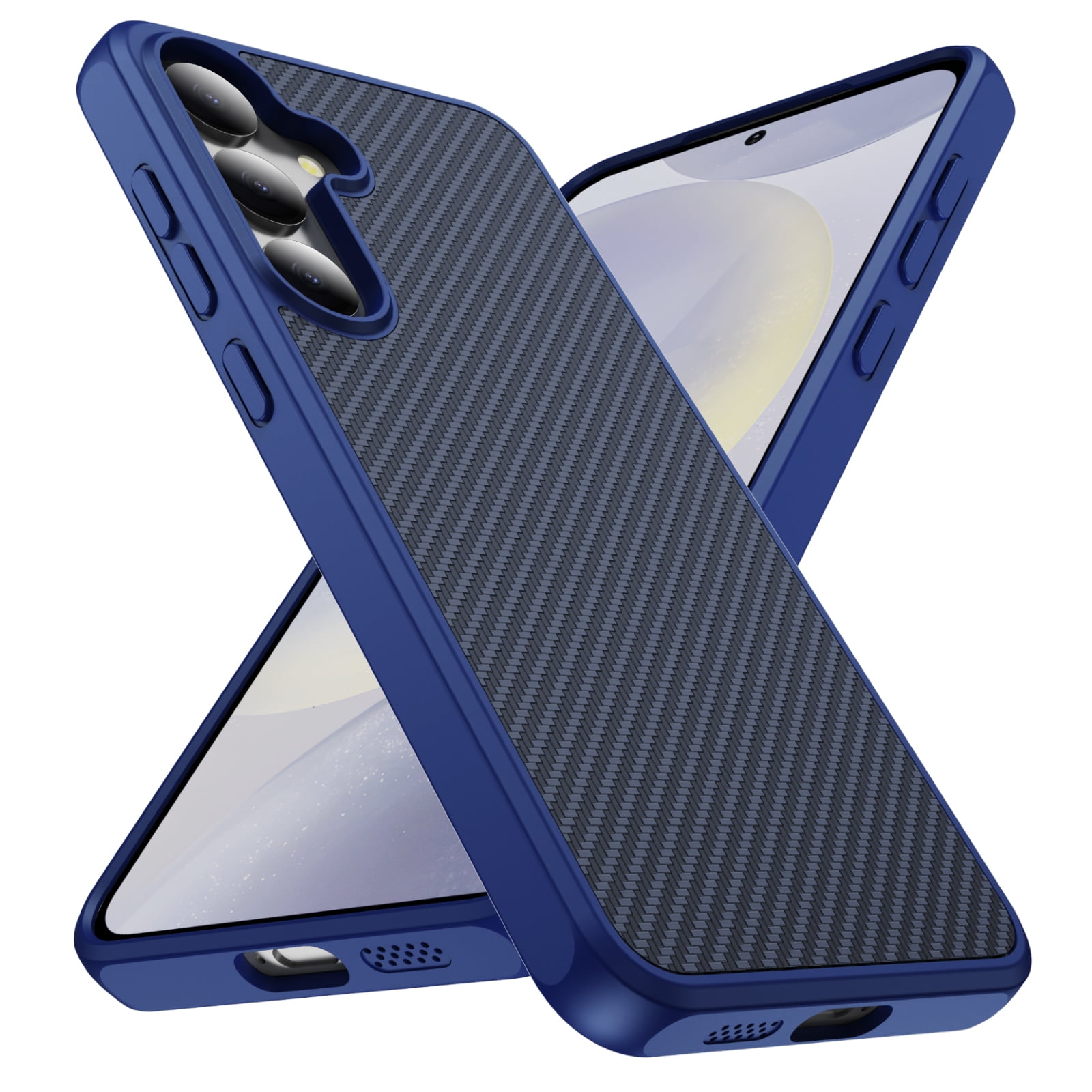 Allytechgroup Slim Carbon Fiber Textured Phone Case for Samsung Galaxy ...