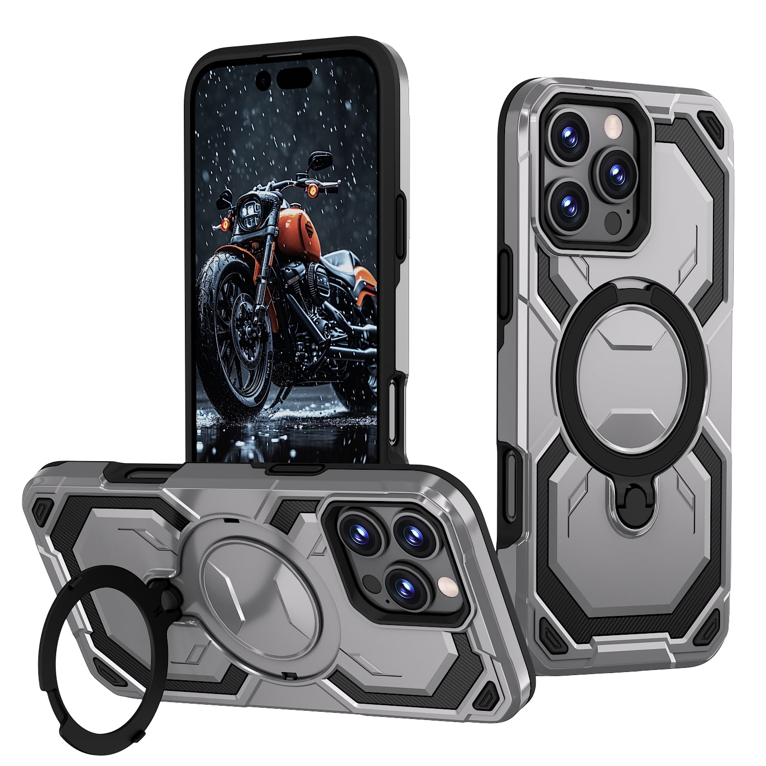 Allytechgroup Slim Case for iPhone 13 Pro with Stand, Compatible with ...