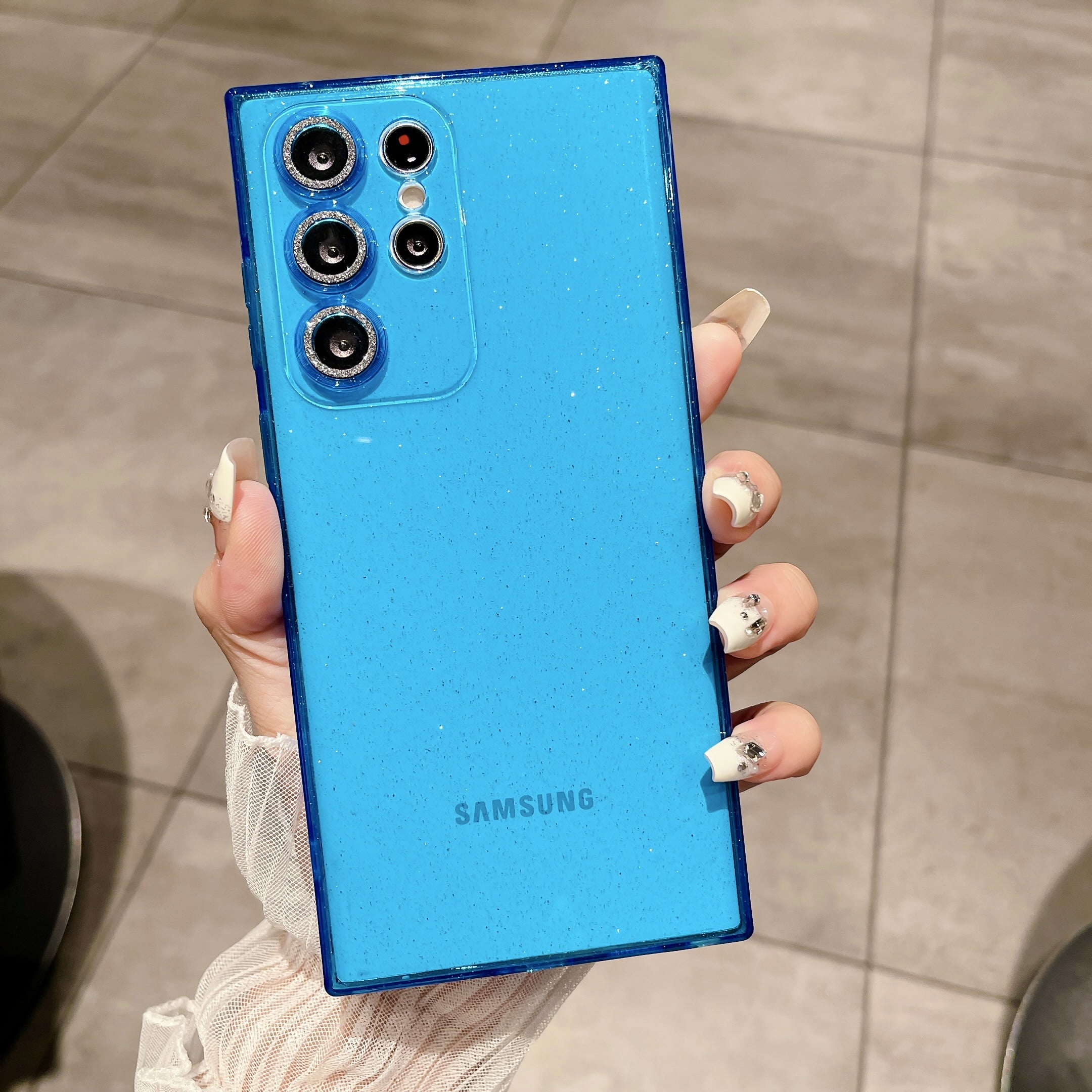 Allytechgroup Soft TPU Case for Samsung Galaxy A05S, Bling Sparkly Slim Lightweight Bumper for ...