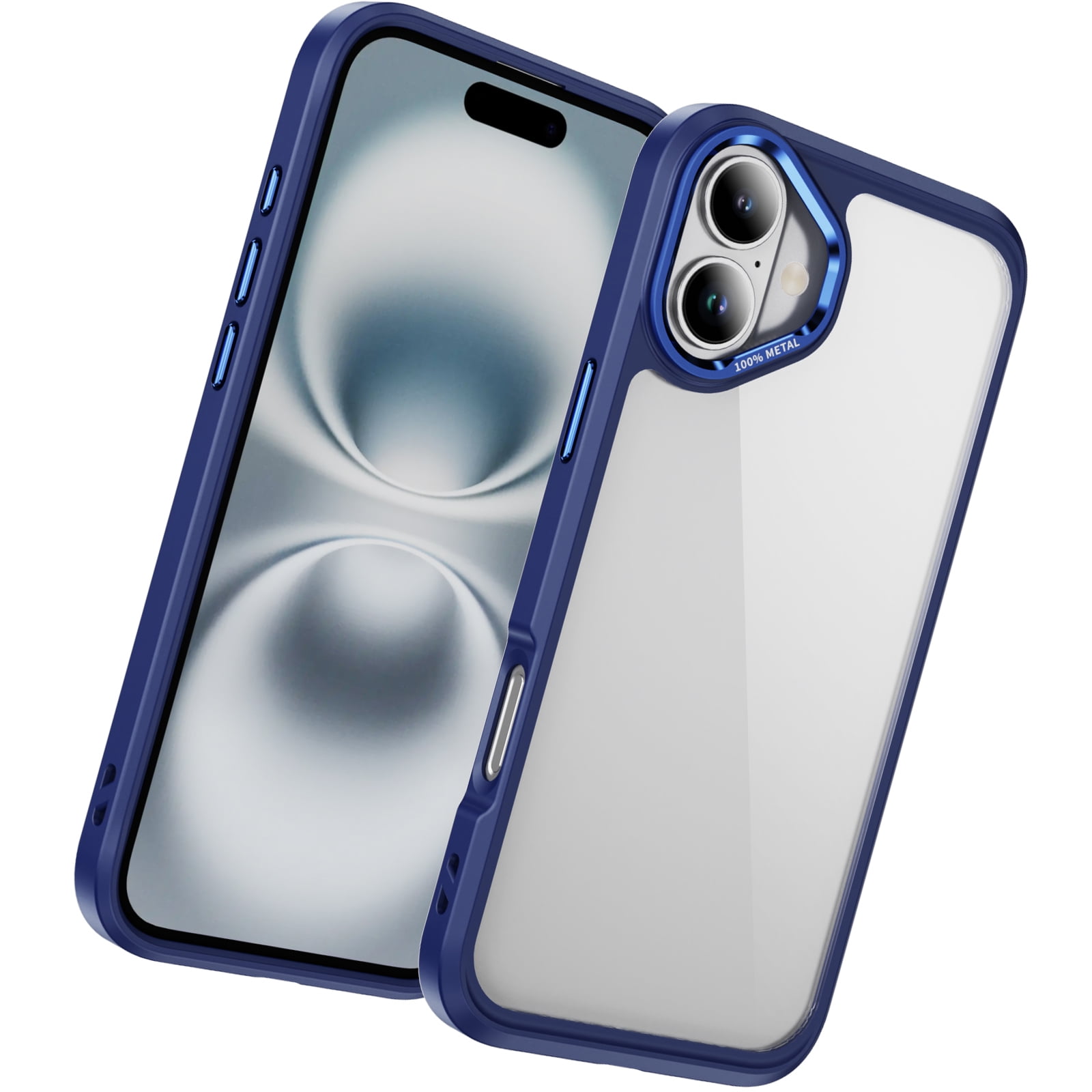 Allytechgroup Transparent Case for Apple iPhone 17, [Metal Camera ...