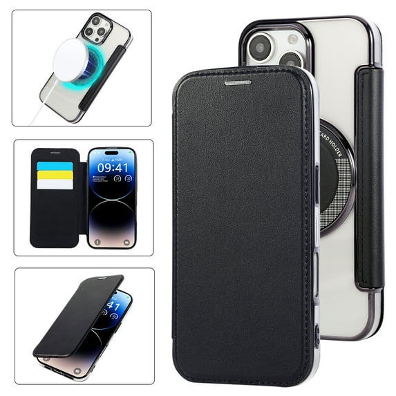 Allytechgroup Wallet Cas for Apple iPhone 12 Pro Max, RFID Blocking ...