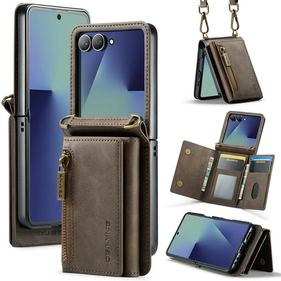 Allytechgroup Wallet Case for Galaxy Z Flip 7 FE 2025 / Z Flip 6 2024 ...