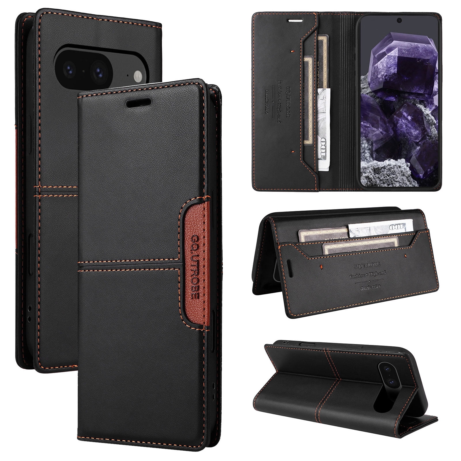 Allytechgroup Wallet Case for Google Pixel 8, Slim Lightweight PU ...