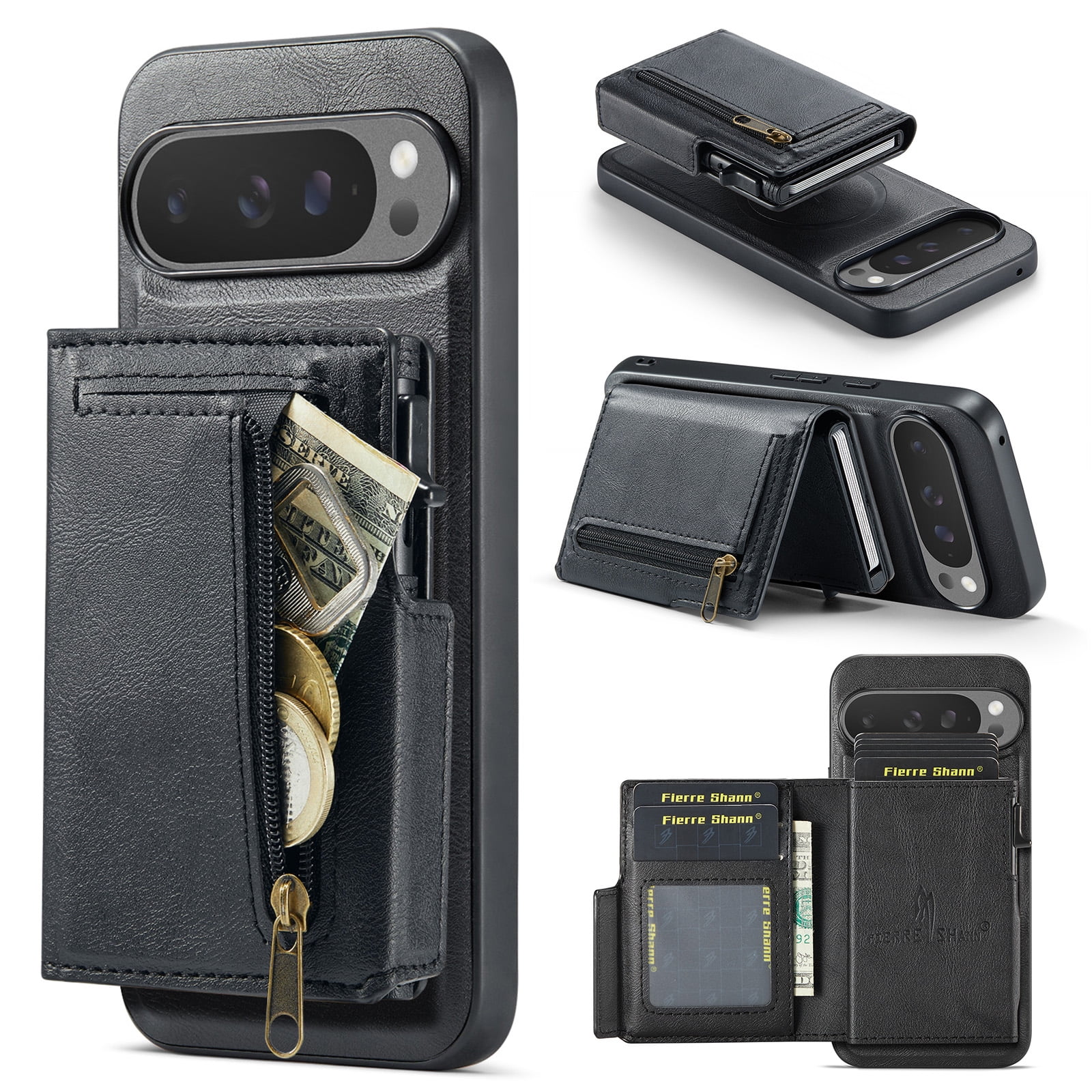 Allytechgroup Wallet Case for Google Pixel 9 / 9 Pro, Built-in Card ...