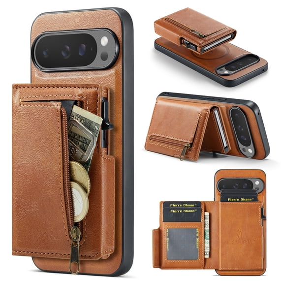 Allytechgroup Wallet Case for Google Pixel 9 Pro XL, Built-in Card ...
