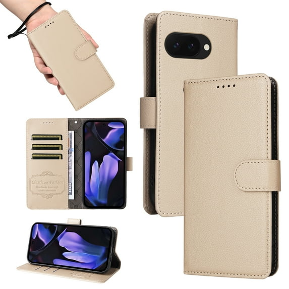 Allytechgroup Wallet Case for Google Pixel 9A with Lanyard, PU Leather ...