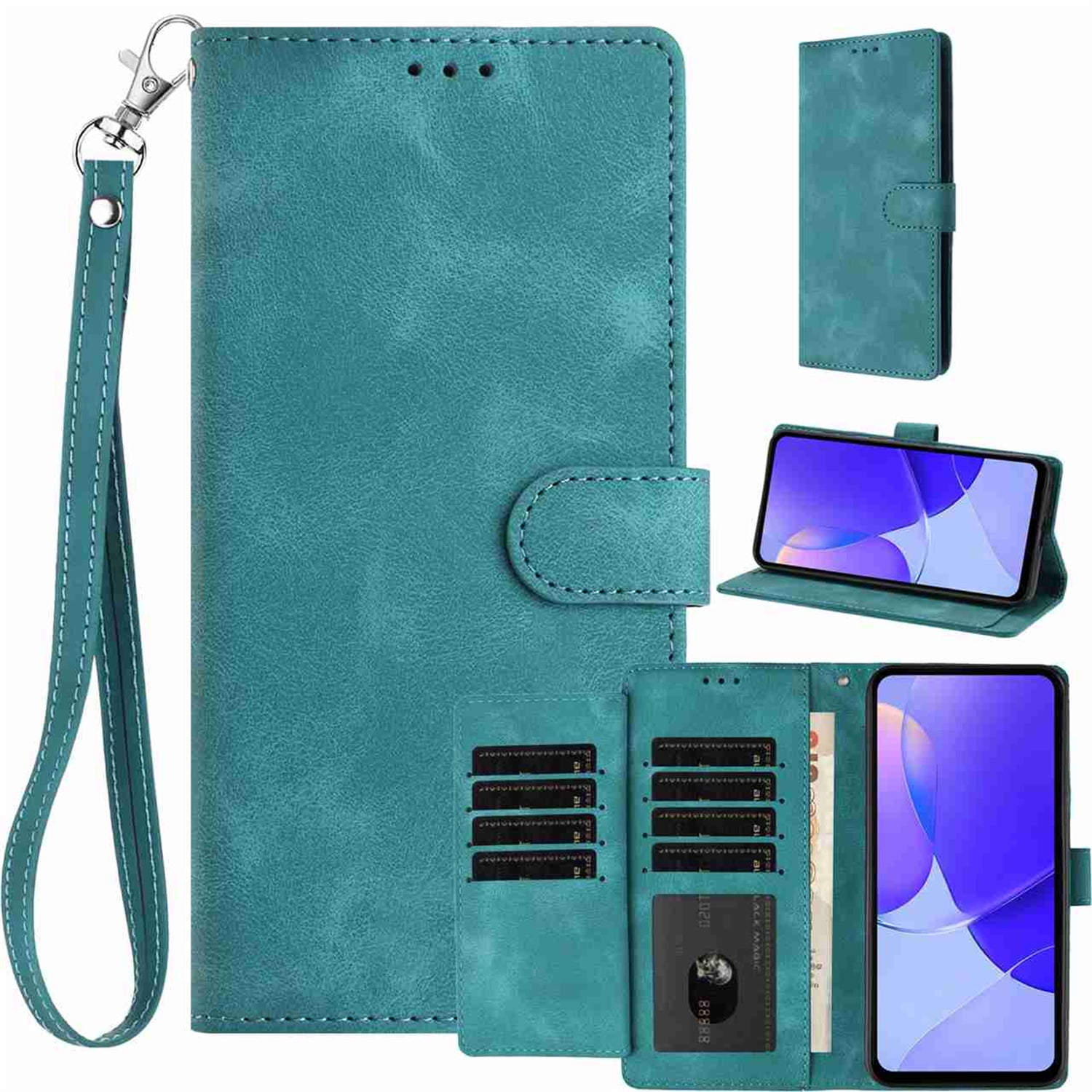 Allytechgroup Wallet Case for Moto G 5G (2024), Built-in Card Holder ...