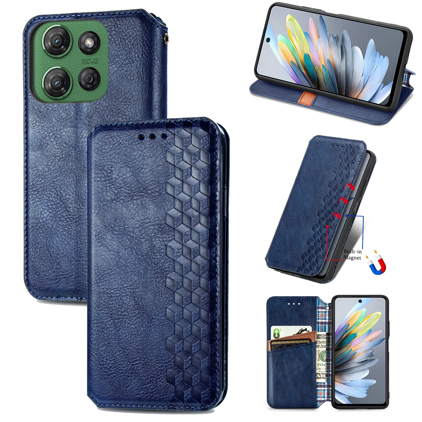 Allytechgroup Wallet Case for Motorola G Stylus 5G (2025), Premium PU ...