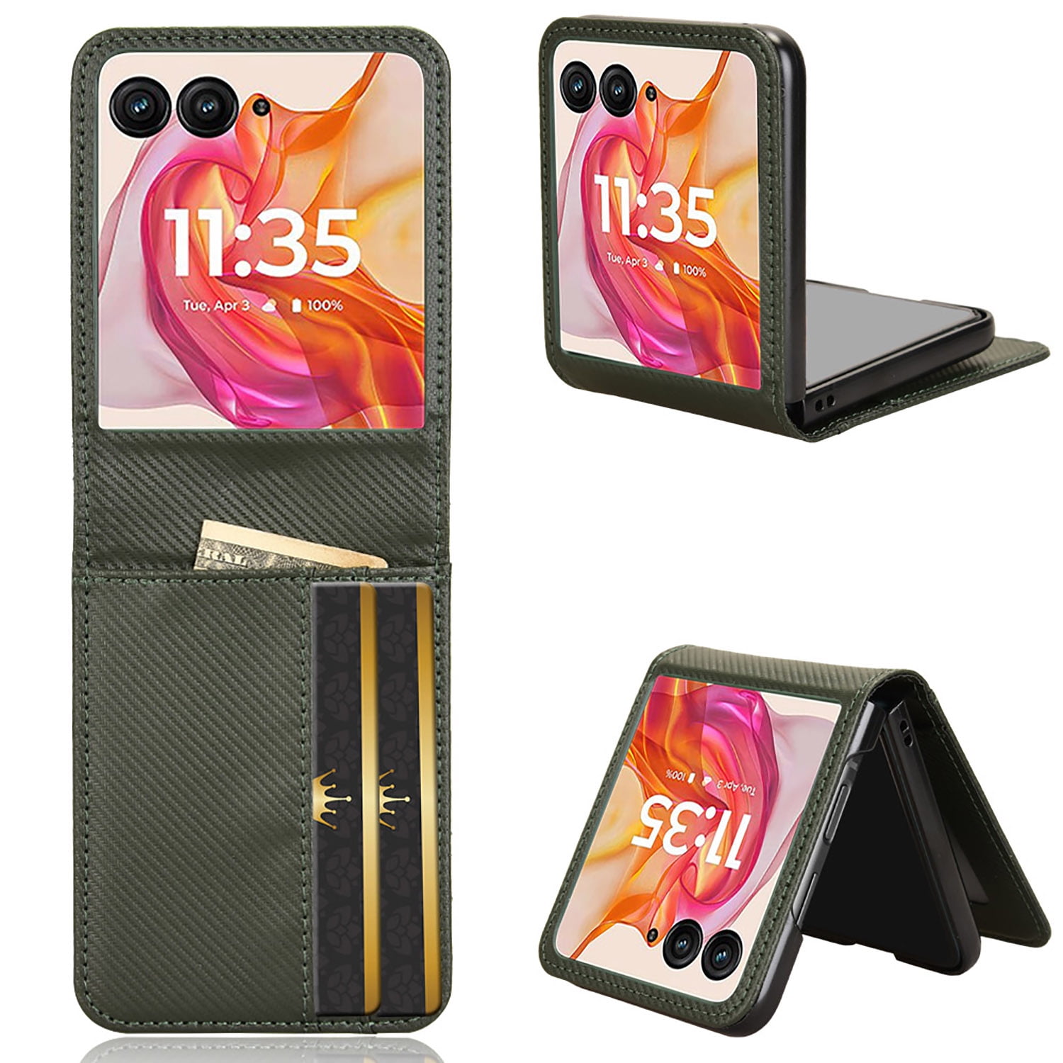 Allytechgroup Wallet Case for Motorola Moto Razr 2024, Premium PU ...