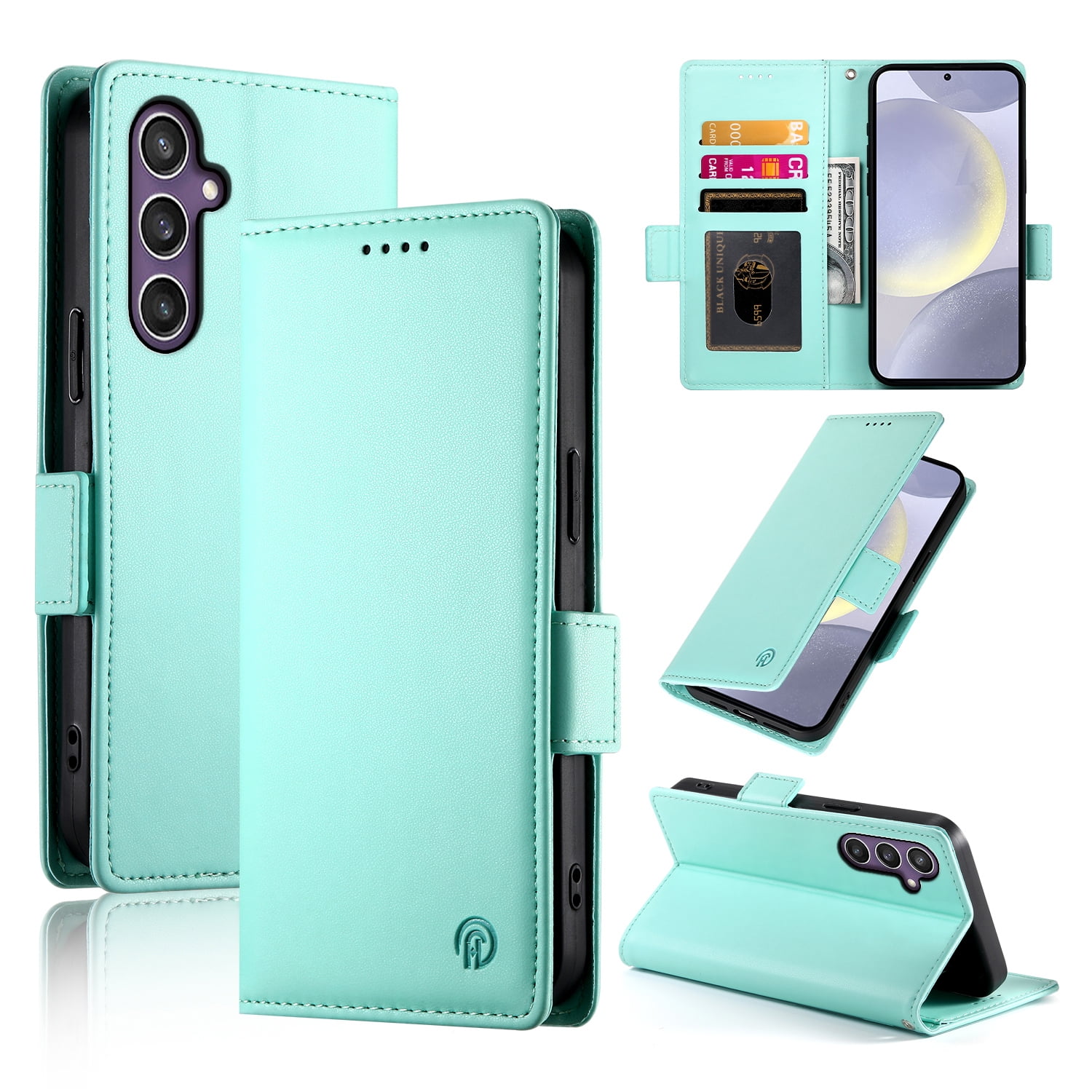 Allytechgroup Wallet Case for Samsung Galaxy A05S, Premium PU Leather Cards Slots Shockproof ...