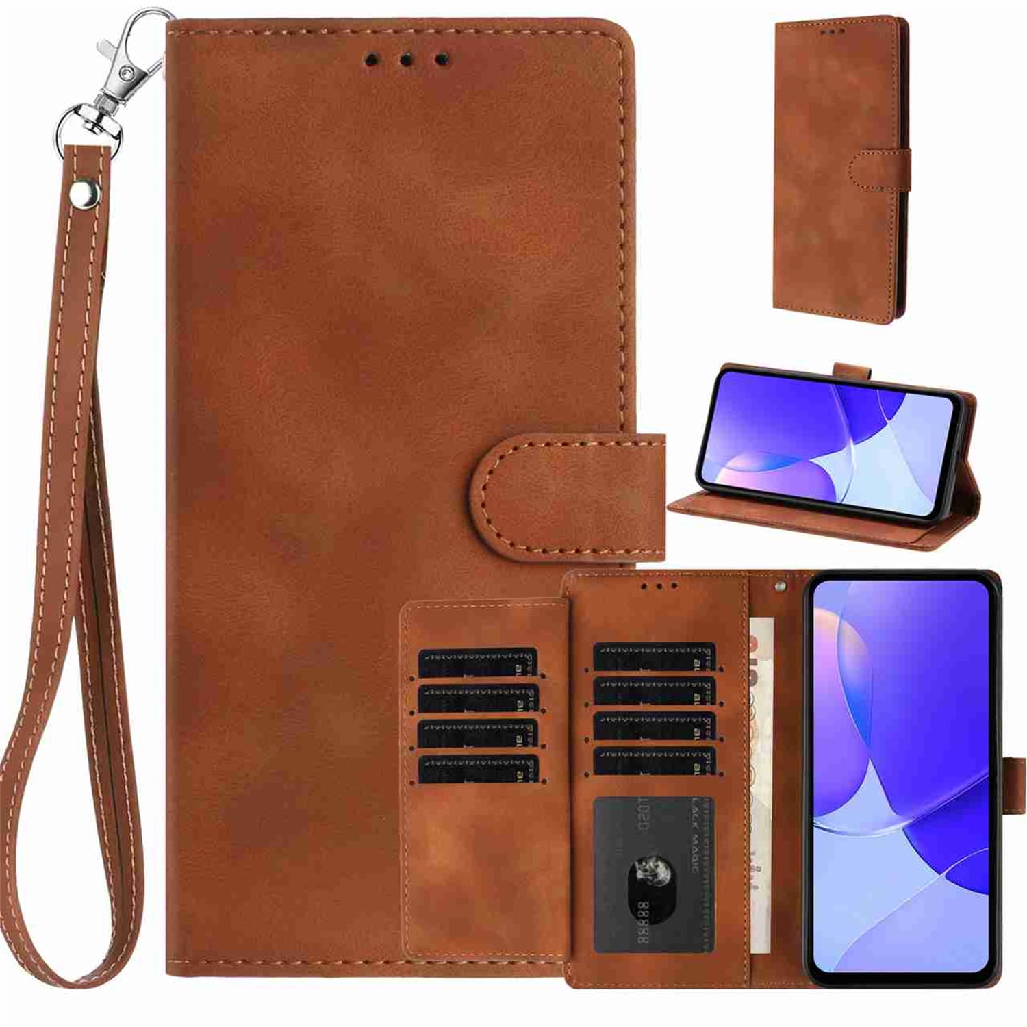 Allytechgroup Wallet Case for Samsung Galaxy A15, Built-in Card Holder ...