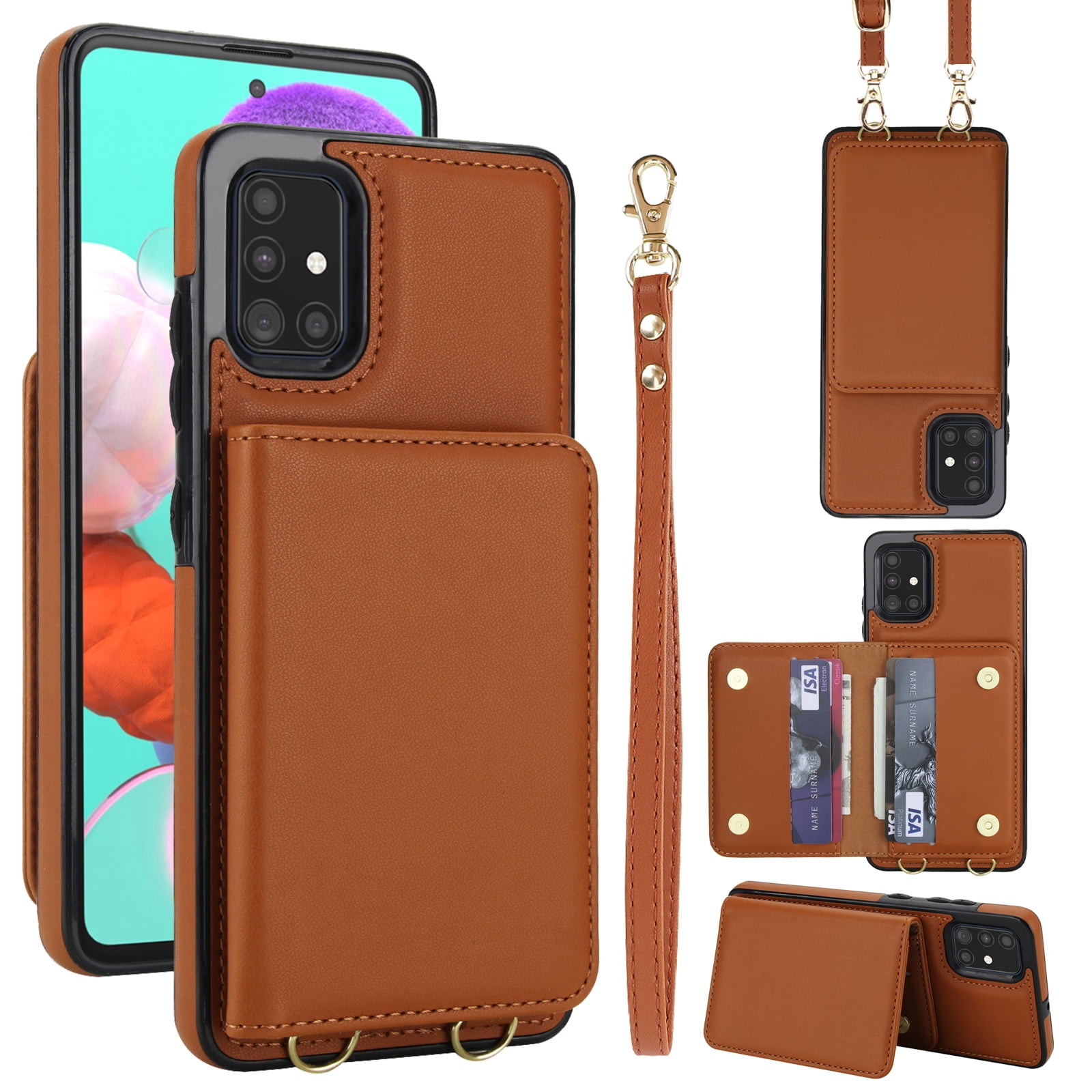Allytechgroup Wallet Case for Samsung Galaxy A51 4G, Built-in Card ...