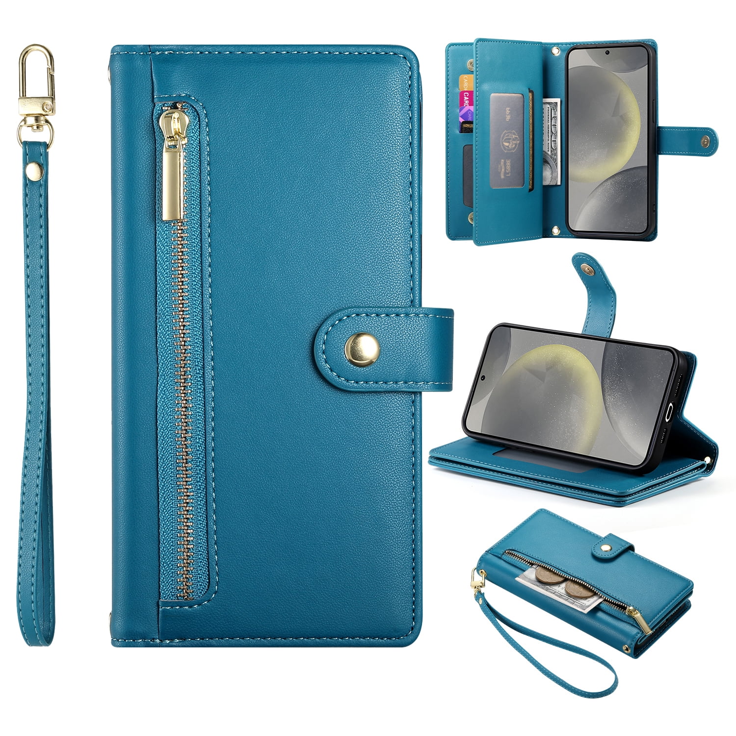 Allytechgroup Wallet Case for Samsung Galaxy A55, 9 Cards Holder ...