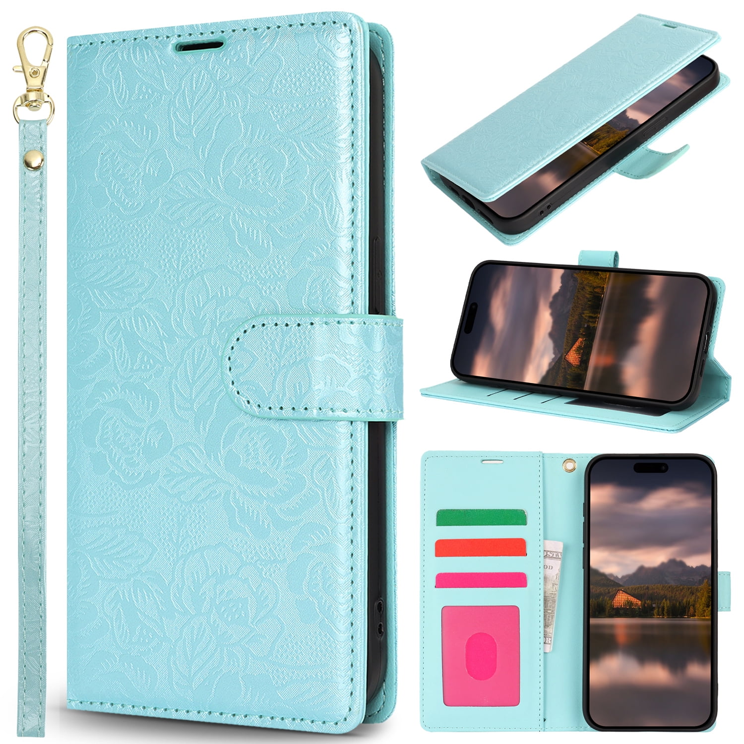 Allytechgroup Wallet Case for Samsung Galaxy Note 20, Flip PU Leather ...