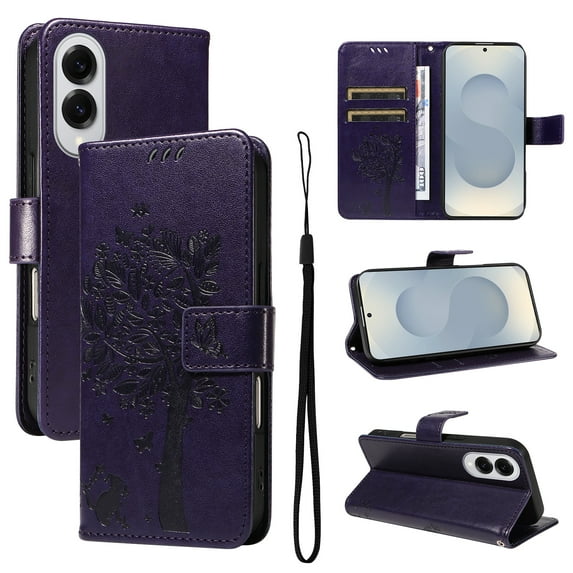 Allytechgroup Wallet Case for Samsung Galaxy S25 Edge with Card Slots ...