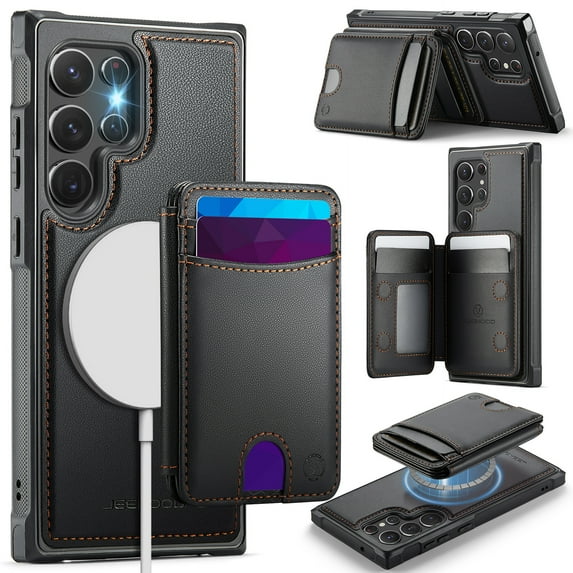 Allytechgroup Wallet Case for Samsung Galaxy S25, PU Leather Shell with ...