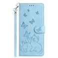 Allytechgroup Wallet Case for Motorola Moto G 5G 2024, Butterfly Cat ...