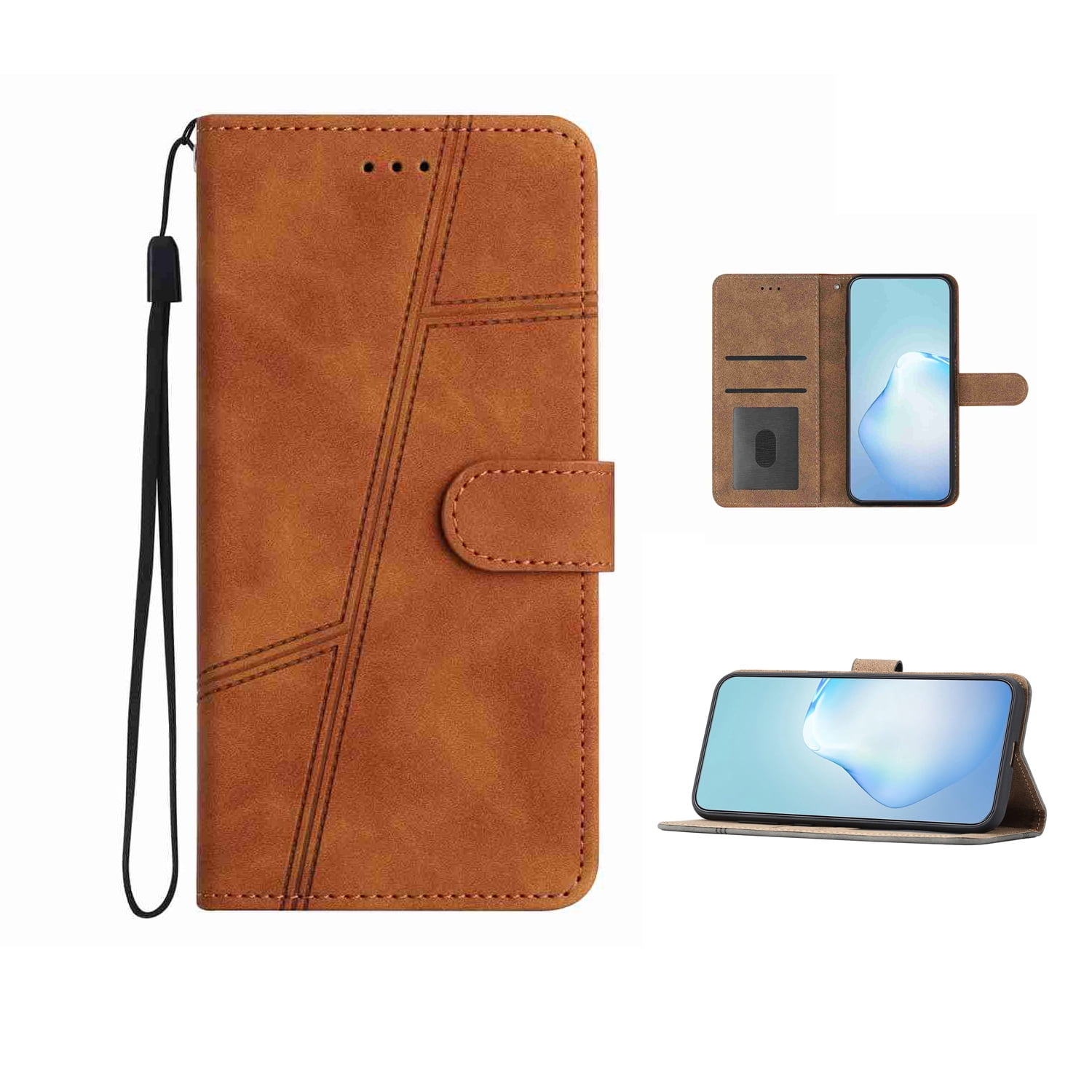 Allytechgroup Wallet Case for iPhone 16e/17e, Stylish PU Leather Flip ...