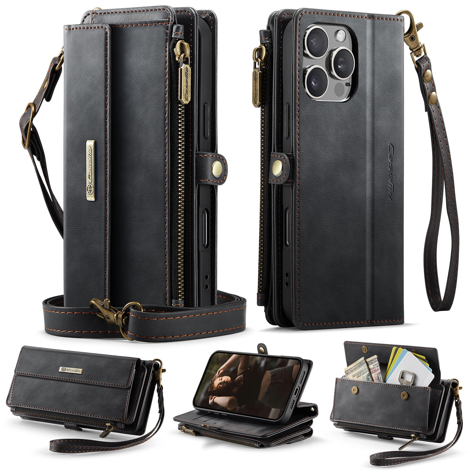 Allytechgroup Wallet Case for iPhone 13 Pro Max with Credit Card Slot ...