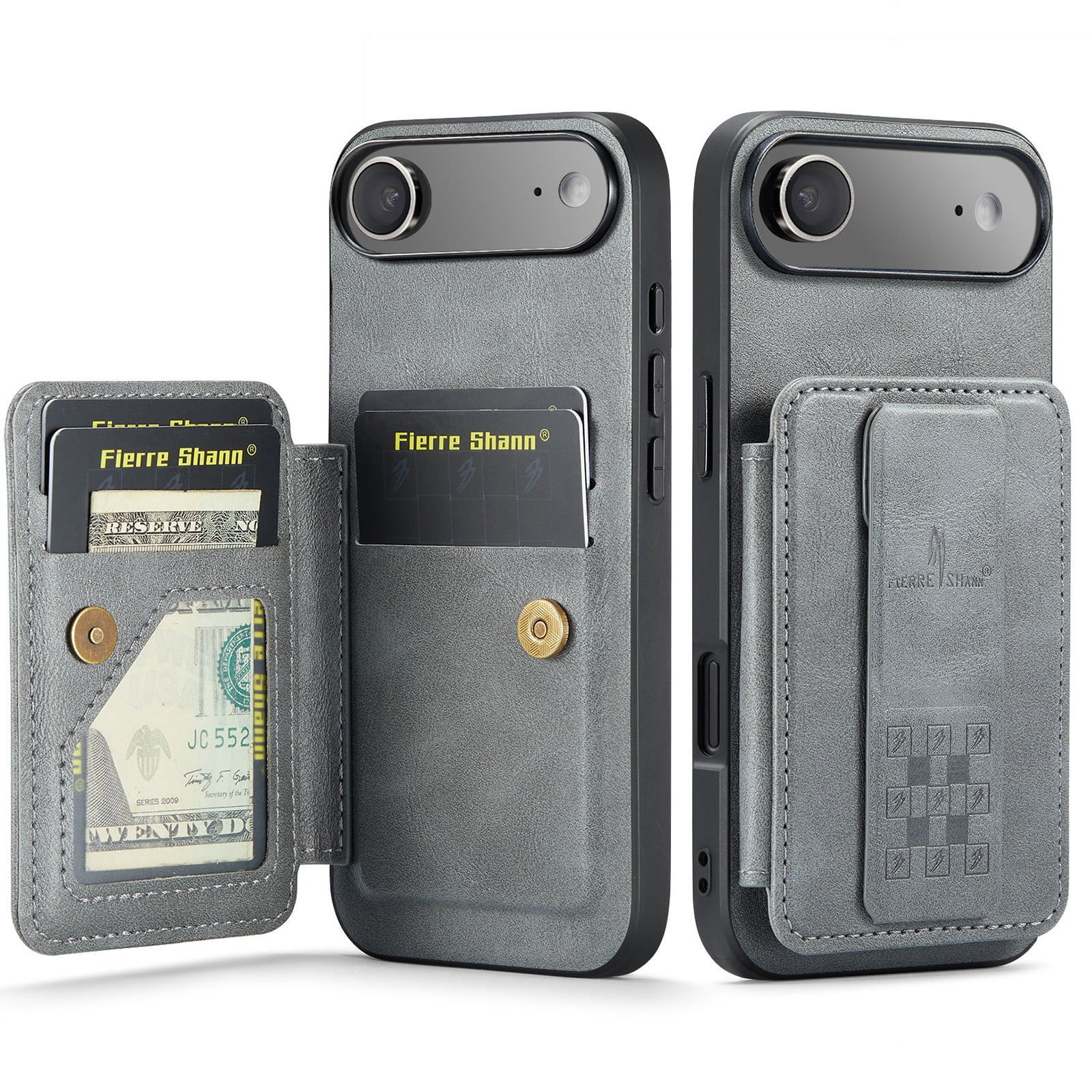 Allytechgroup Wallet Case for iPhone 17 Air, RFID Blocking Premium PU ...