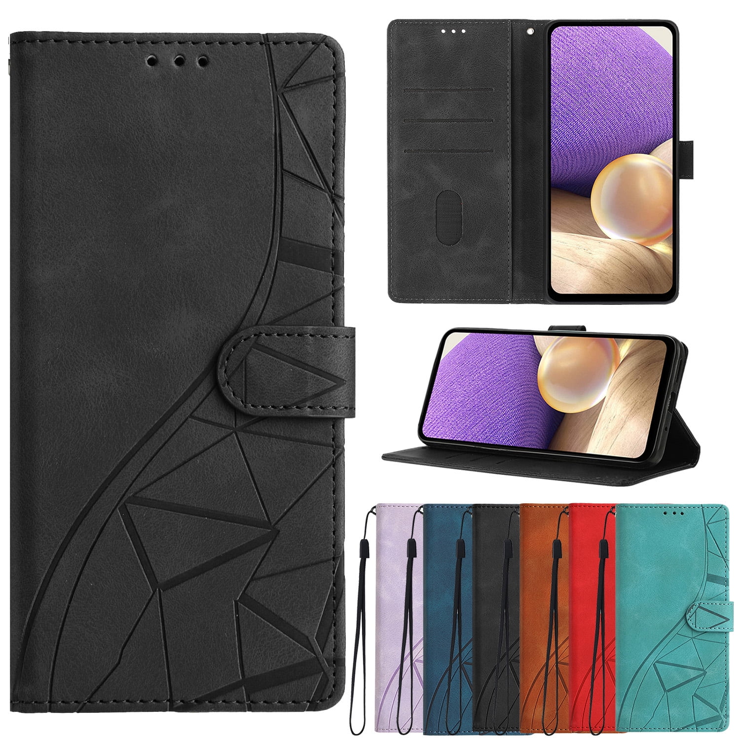 Allytechgroup Wallet Case for iPhone 17 with Wrist Strap, PU Leather ...