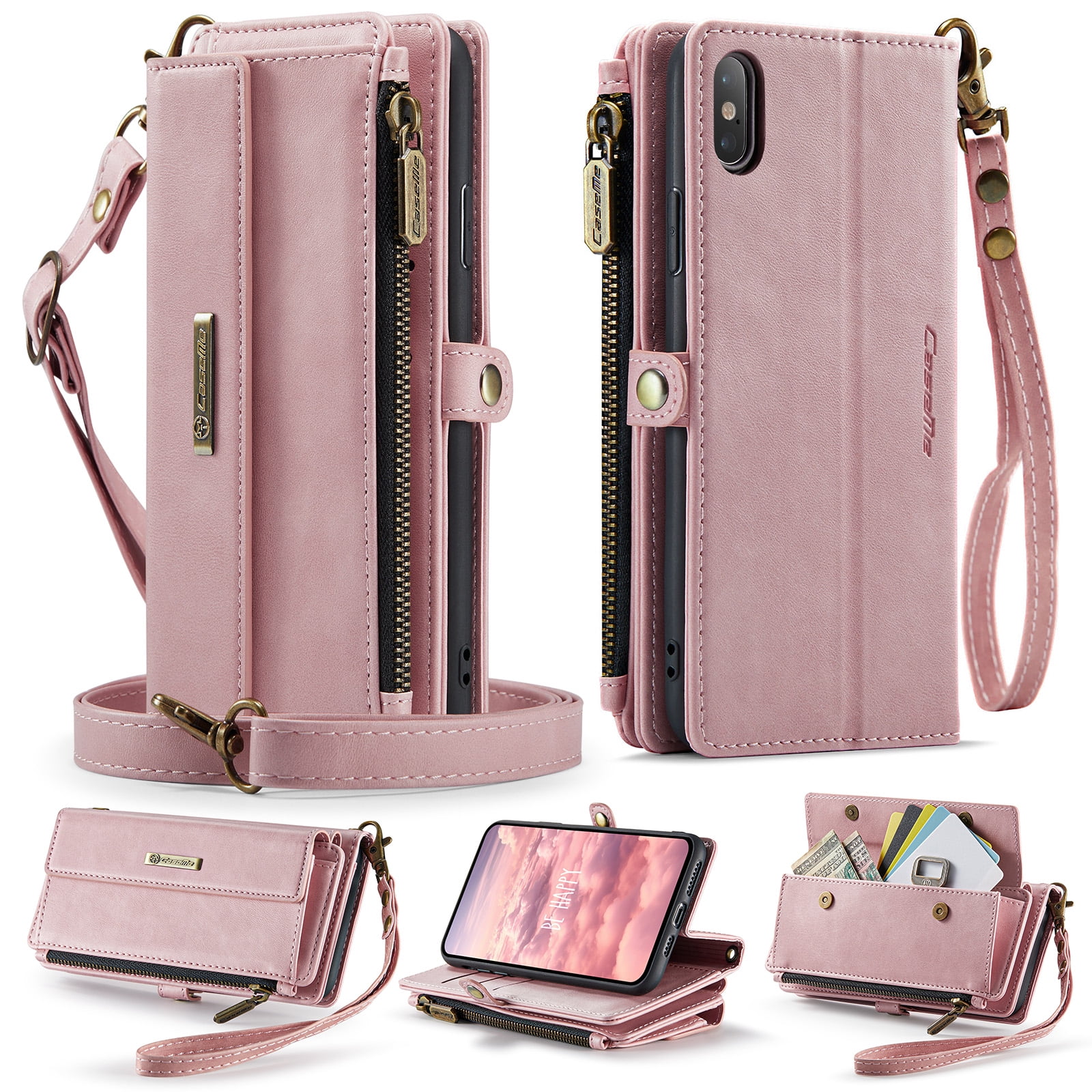Allytechgroup Wallet Case for iPhone XS/X with Credit Card Slot, RFID ...