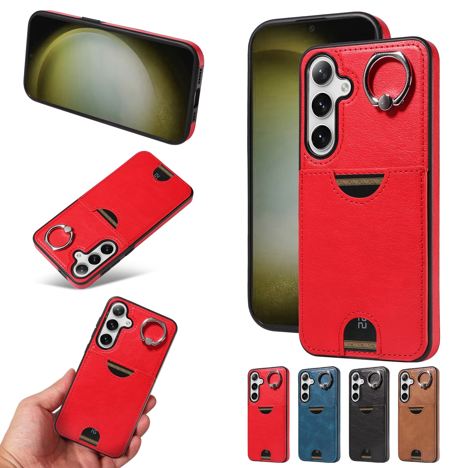 Allytechgroup Wallet Phone Case for Samsung Galaxy A12 with Stand, RFID ...