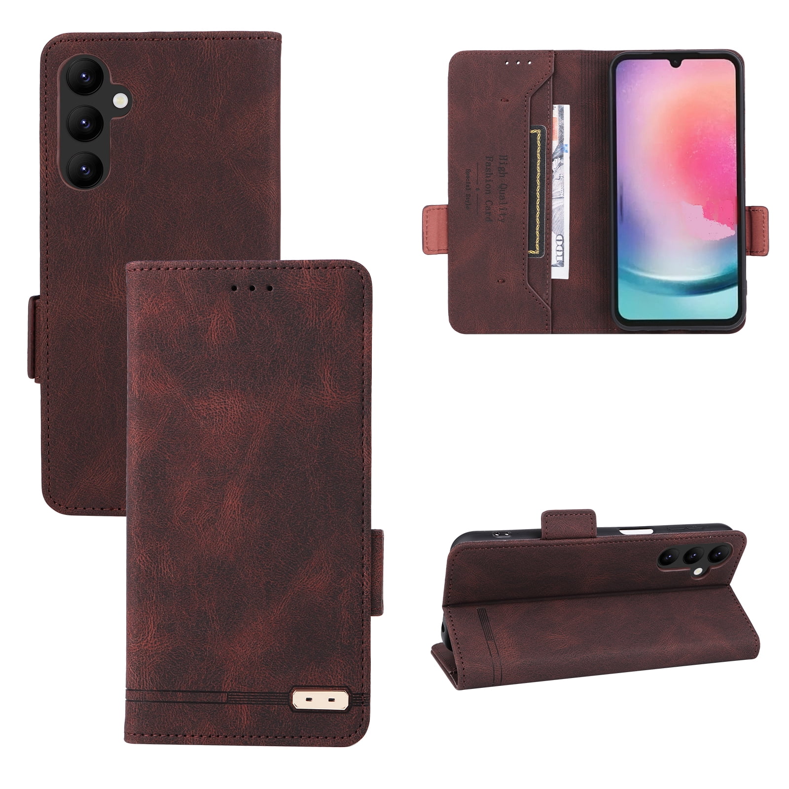 Allytechgroup Wallet Phone Case for Samsung Galaxy S25+, Built-in ...