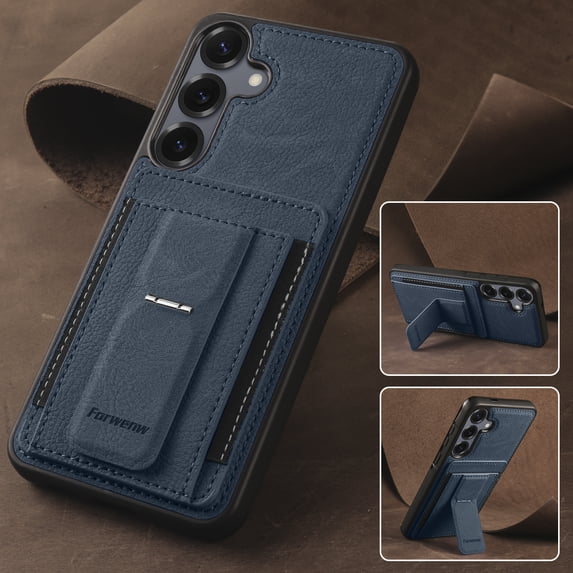Allytechgroup for Samsung Galaxy A55 Back Cover with Kickstand & Credit ...