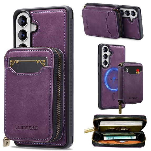 Allytechgroup for Samsung Galaxy A57 Magnetic Wallet Case with RFID ...