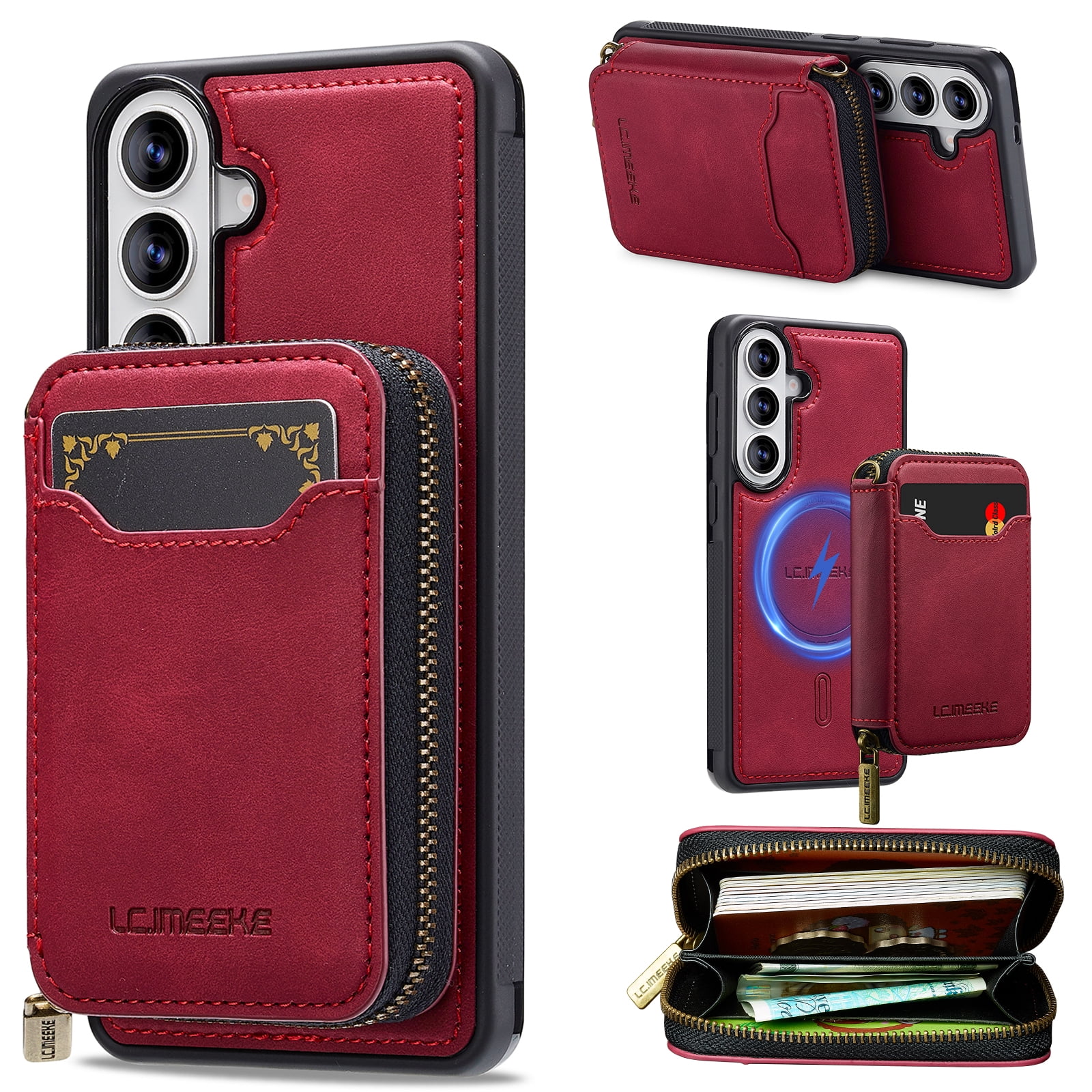 Allytechgroup for Samsung Galaxy A57 Magnetic Wallet Case with RFID ...