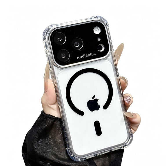 Allytechgroup for iPhone 17 Pro Max Magnetic Rugged Clear Protective ...