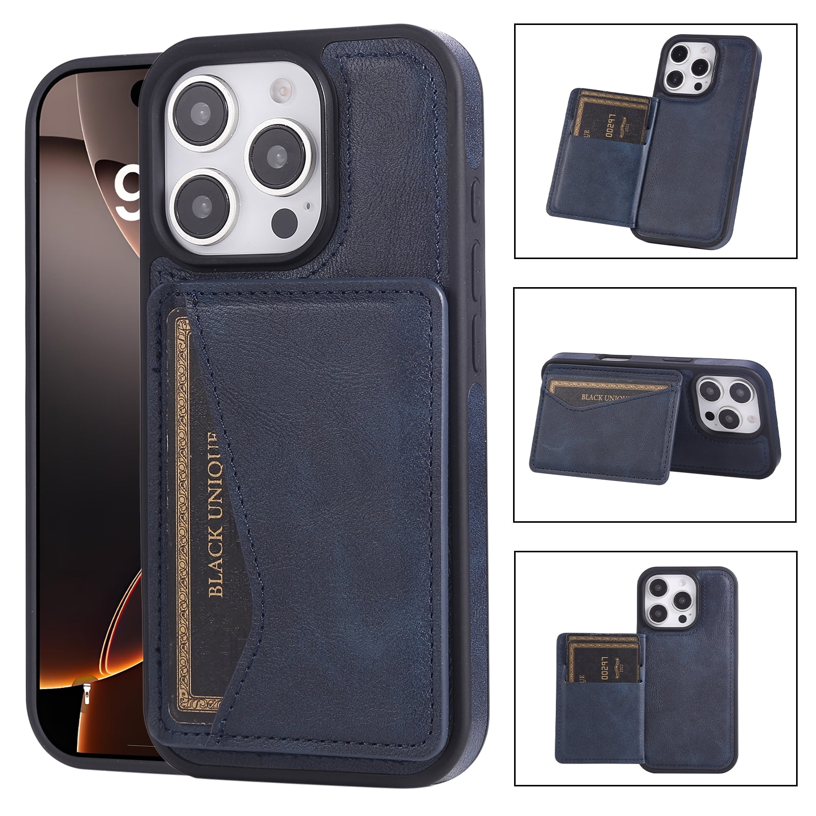 Allytechgroup iPhone 12 Pro Max Case Wallet, Premium PU Leather Back ...