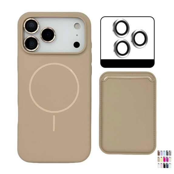 Allytechgroup for iPhone 12 Pro Max Magnetic Wallet Case with Credit ...