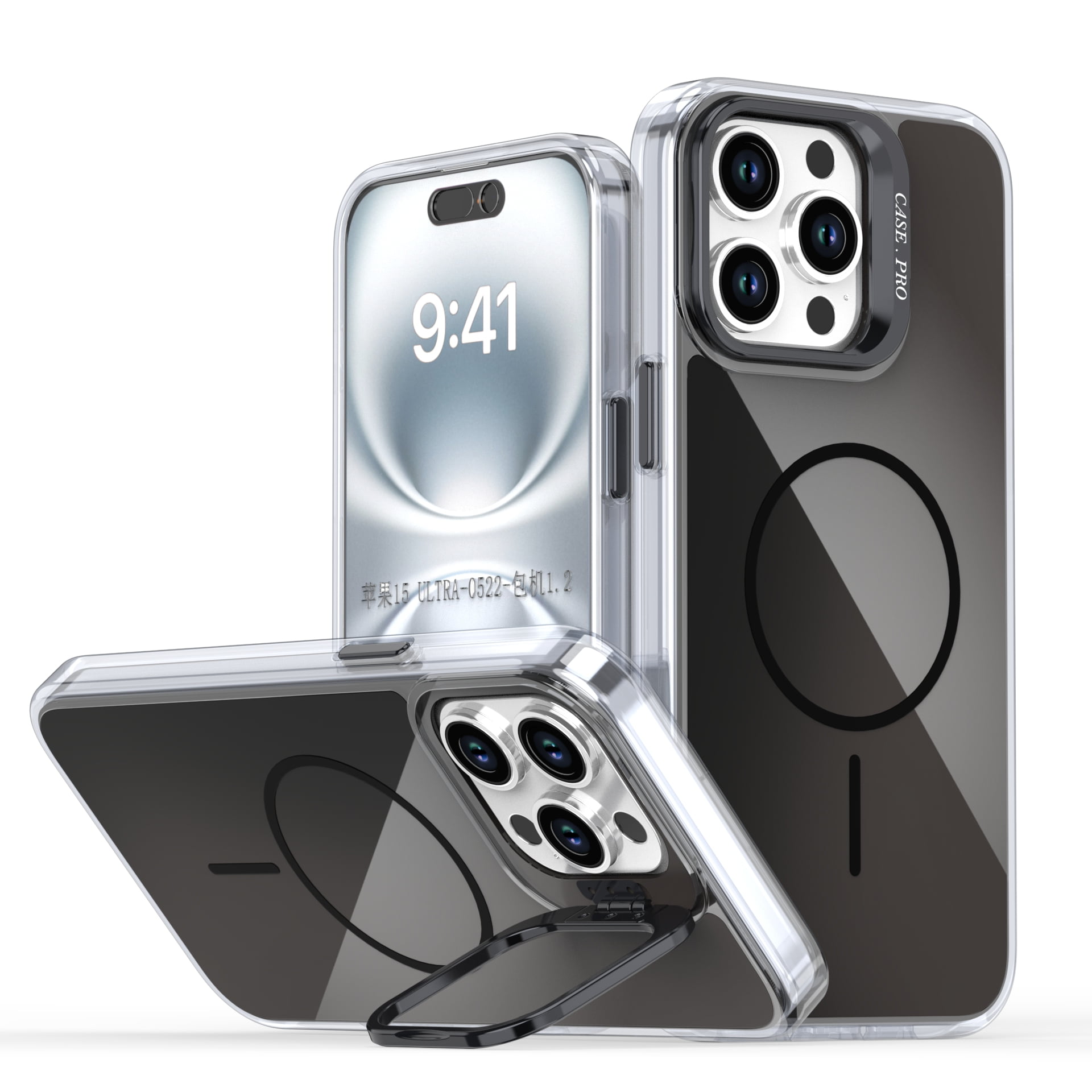 Allytechgroup iPhone 13 Pro Case with Kickstand,Compatible with MagSafe ...