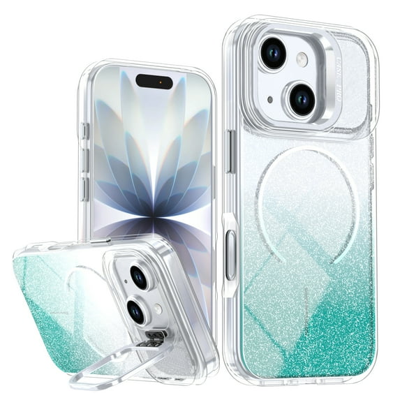 Allytechgroup for iPhone 14 Case with Stand Bracket, Gradient Color ...