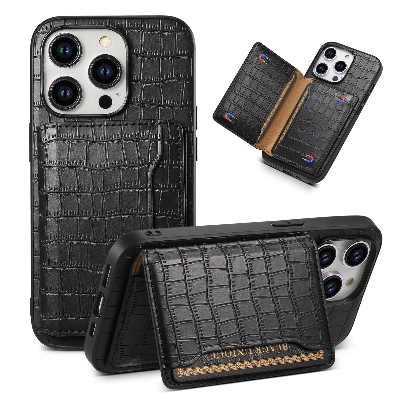 Allytechgroup iPhone 14 Pro Max Case Wallet, Premium PU Leather ...