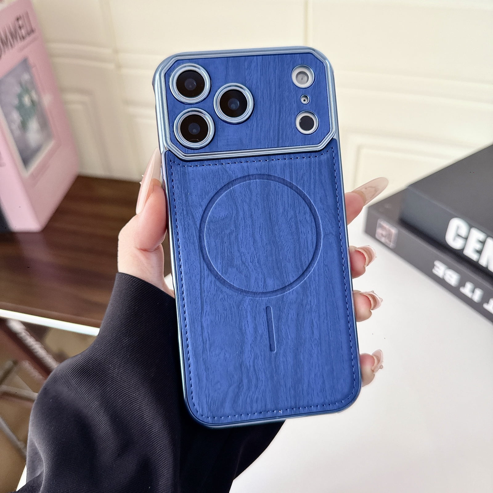 Allytechgroup for iPhone 15 Pro Max Back Cover Case, Support Wireless ...