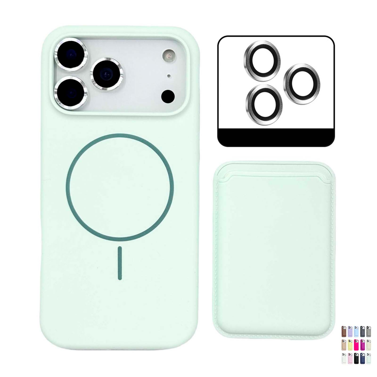 Allytechgroup for iPhone 15 Pro Max Magnetic Wallet Case with Credit ...