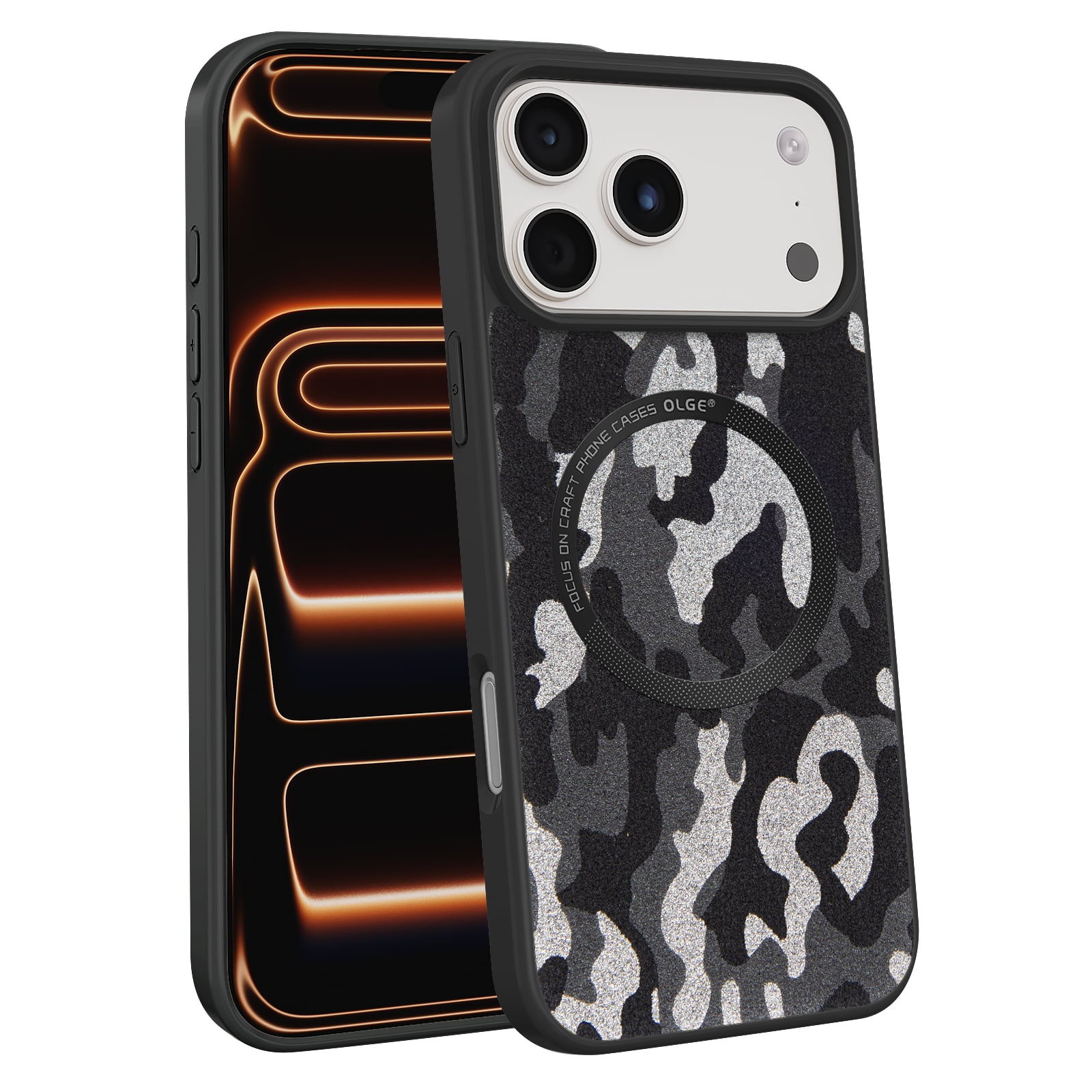 Allytechgroup for iPhone 16 PU Leather Back Cover Case with Magnetic ...