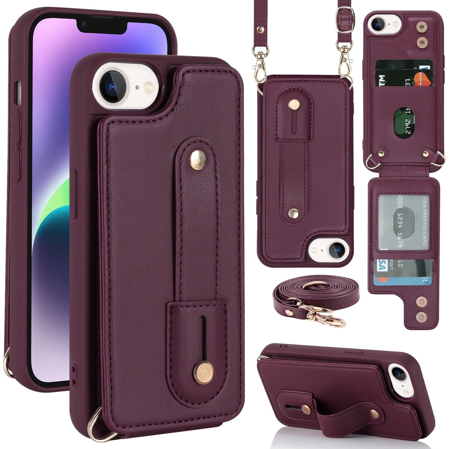 Allytechgroup iPhone 16e/ iPhone 17e Case, With Long Shoulder Strap ...
