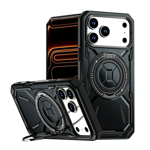 Allytechgroup for iPhone 17 Back Cover Case with 360° Rotatable Ring ...