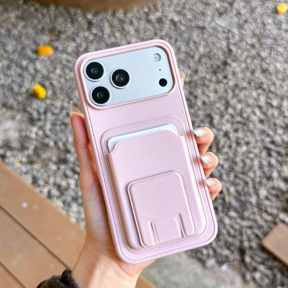 Allytechgroup for iPhone 17 Back Cover Case with Card Slot, Built-in ...