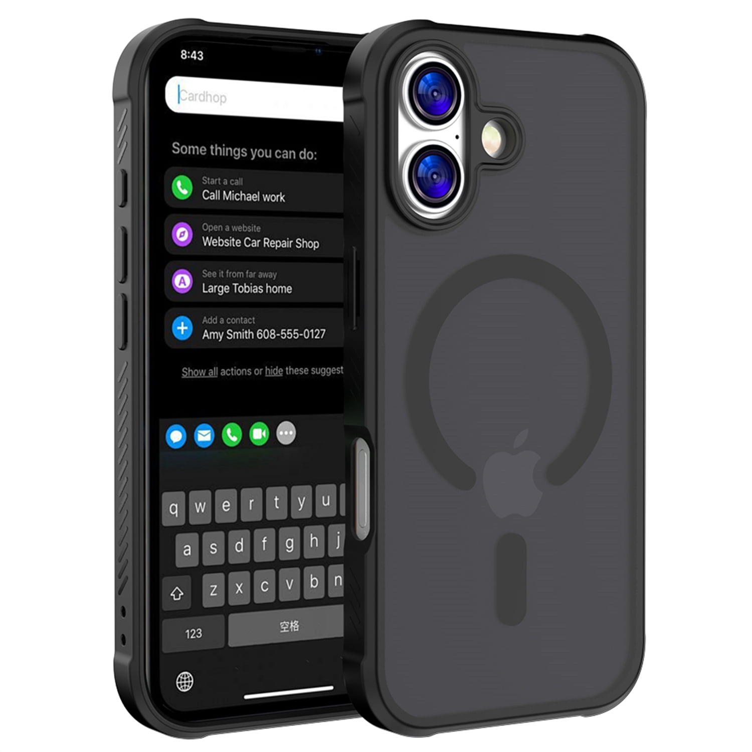 Allytechgroup for iPhone 17 Back Cover Case, Shock-Absorbent Anti ...